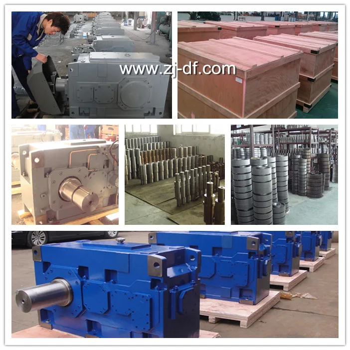 H Series Helical Gear Units H1sh3 Solid Shaft Output Industrial Gearbox ...
