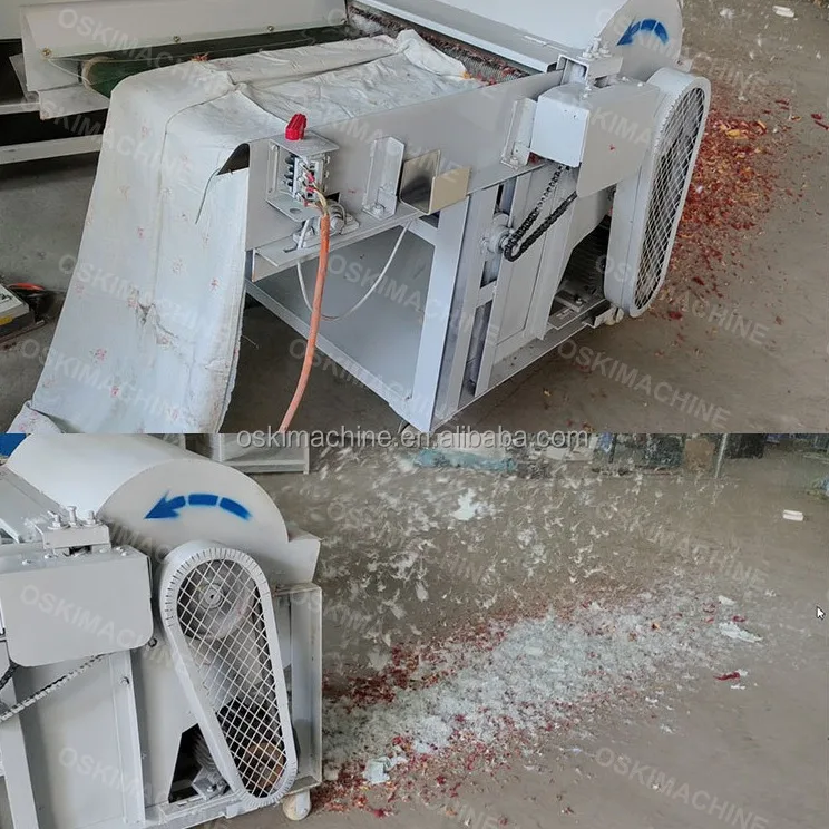 Polyester Fiber Opening Machine Cotton Yarn Woolen Making Machine Waste ...