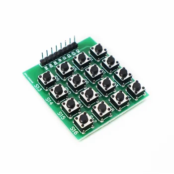 16 Key Keyboard Push Button Switch 4*4 Matrix Keypad Module - Buy ...