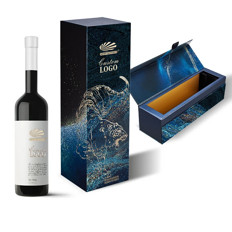 Custom Luxury Wine Cardboard Gift Set Packaging