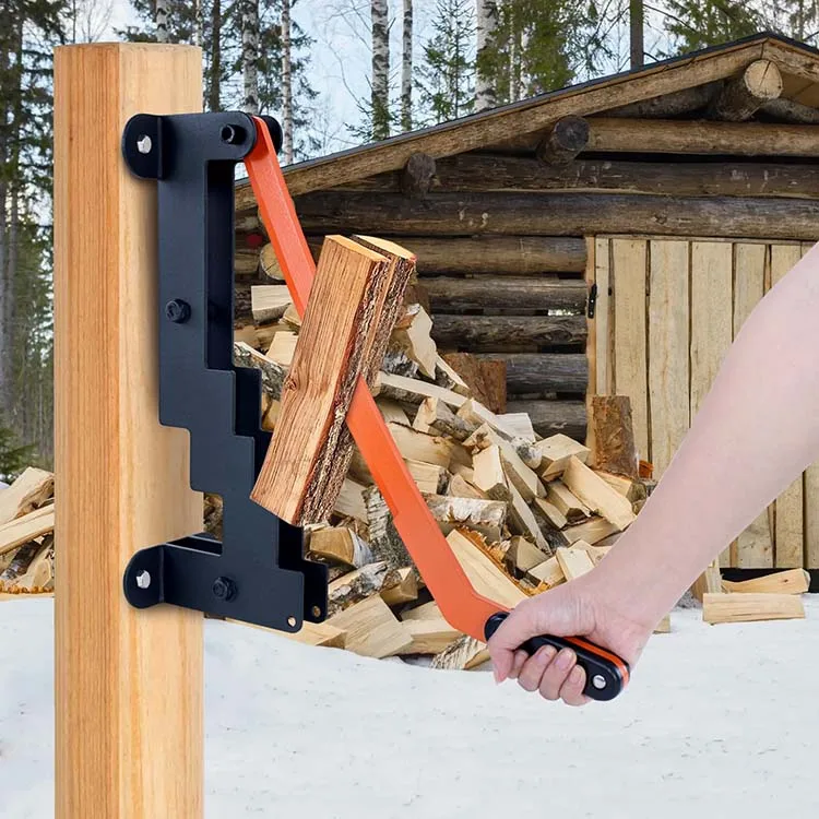 JH-Mech OEM Modern Style Kindling Splitter Powerful Sturdy Wall Mounted ...