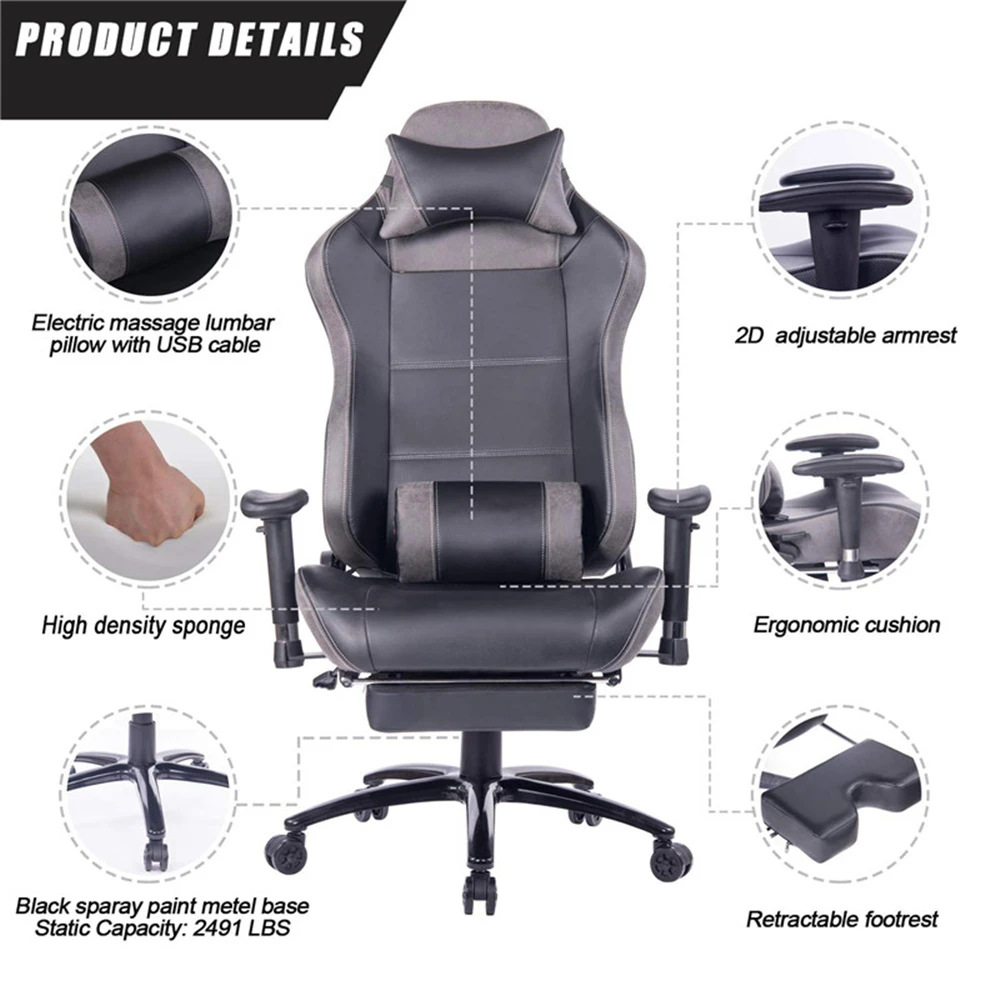 VANBOW Home Office Chair Ergonomic Chair Computer Chair Long-sitting ...