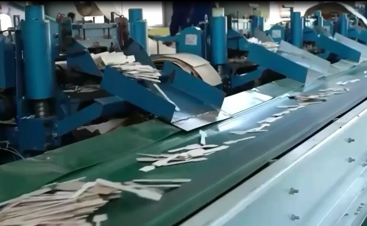 Cnc Wood Punching Tongue Depressor Punching Machine Wooden Tongue ...