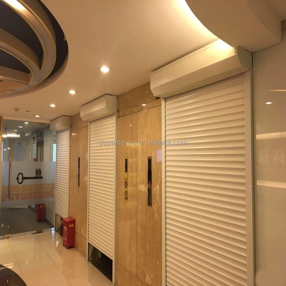 Modern Residential Roller Shutter Door with Beautiful Aluminum Security ...