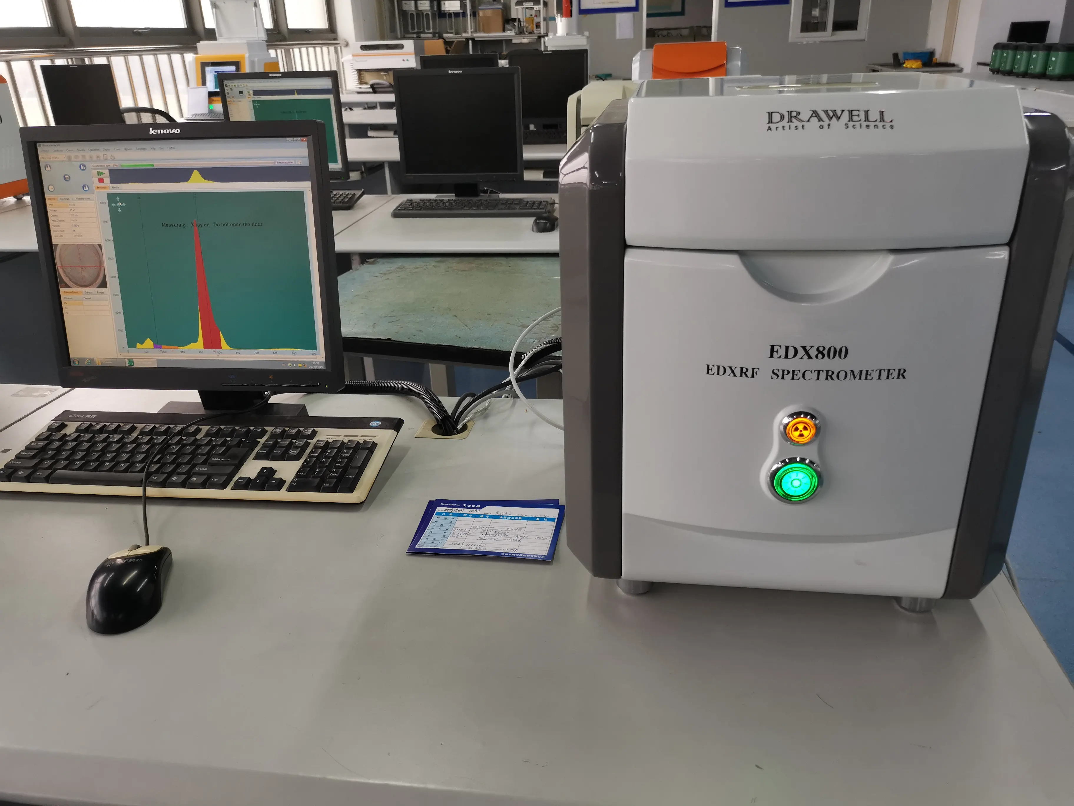 Drawell Edx800 Desktop XRF Metal Analyzer Au,Zm,Cu,Ni,Zn Gold Jewelries ...