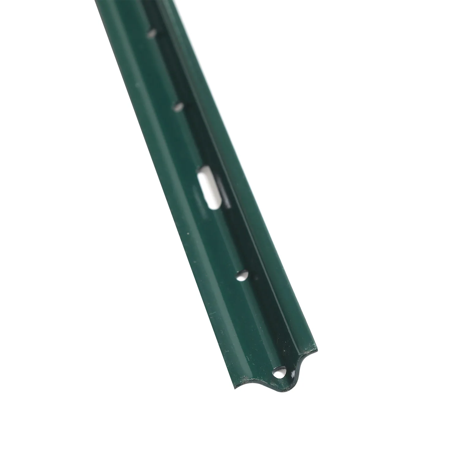 Green Steel Fence U Post with Anchor Plate - Durable & Easy Assembly