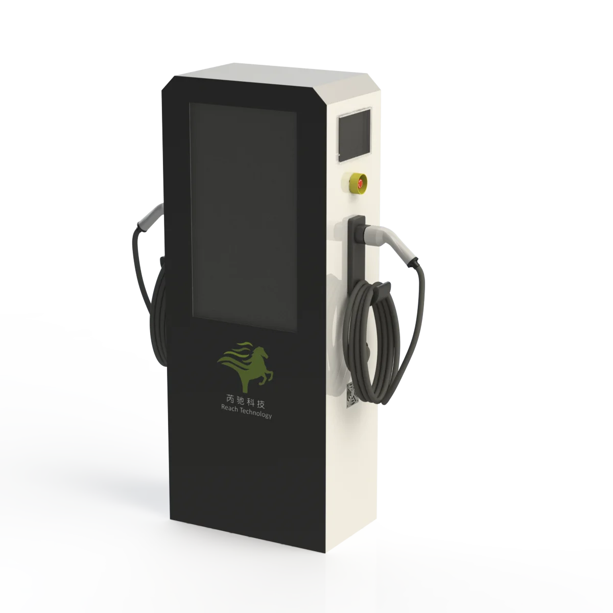 22kw Twin Gun Commercial Ac Charging Station With Advertisement Billboard - Buy Ccs Combo 2 Dc ...