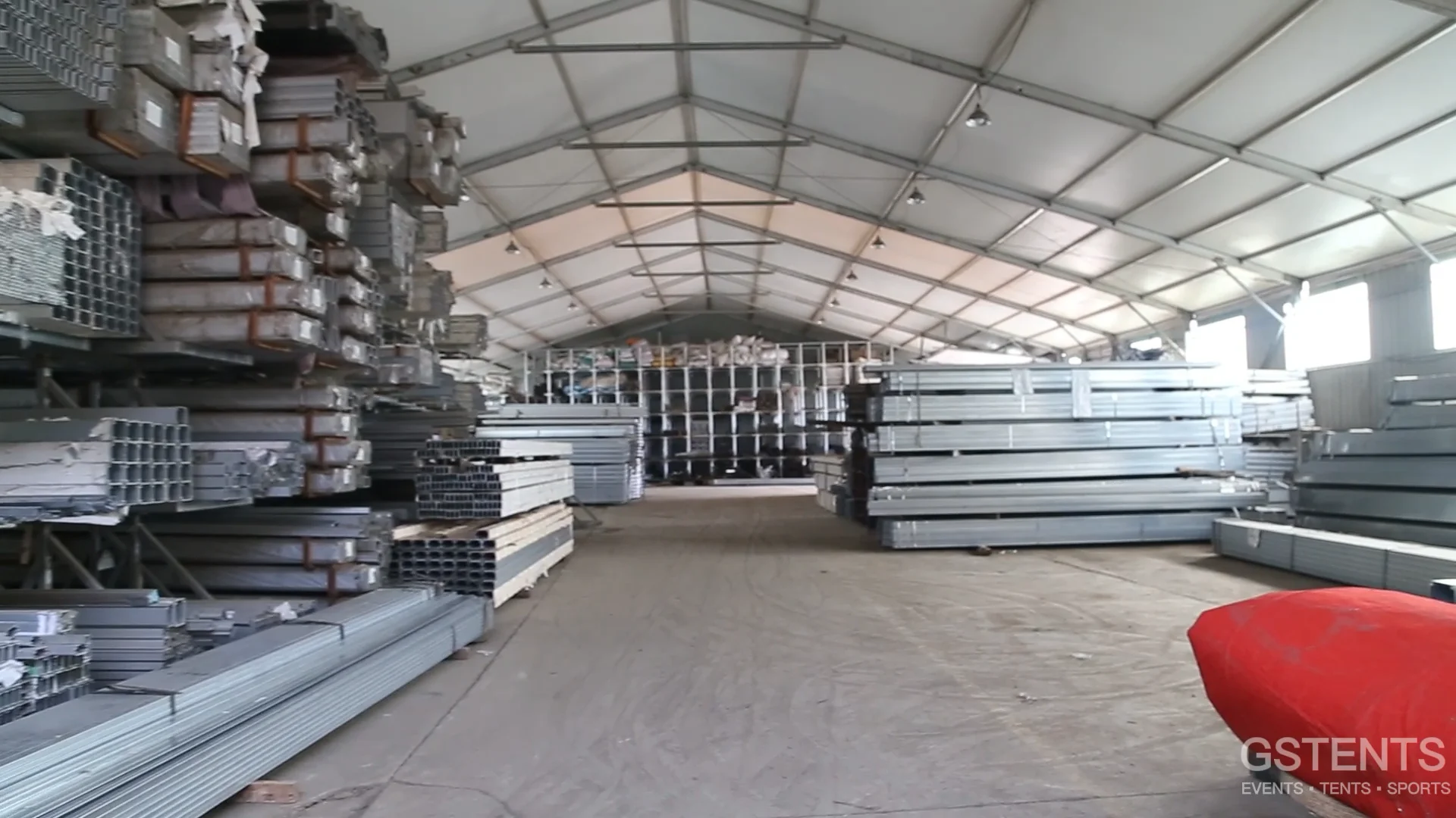 Gstent Aluminum Frame Temporary Structure Large Pvc Single Truss ...