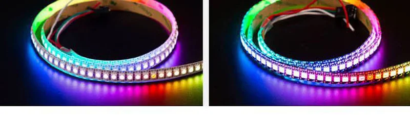 WS2813 5V 60LED Per Meter Width 5mm 10mm 12mm Magic Flexible LED Light ...