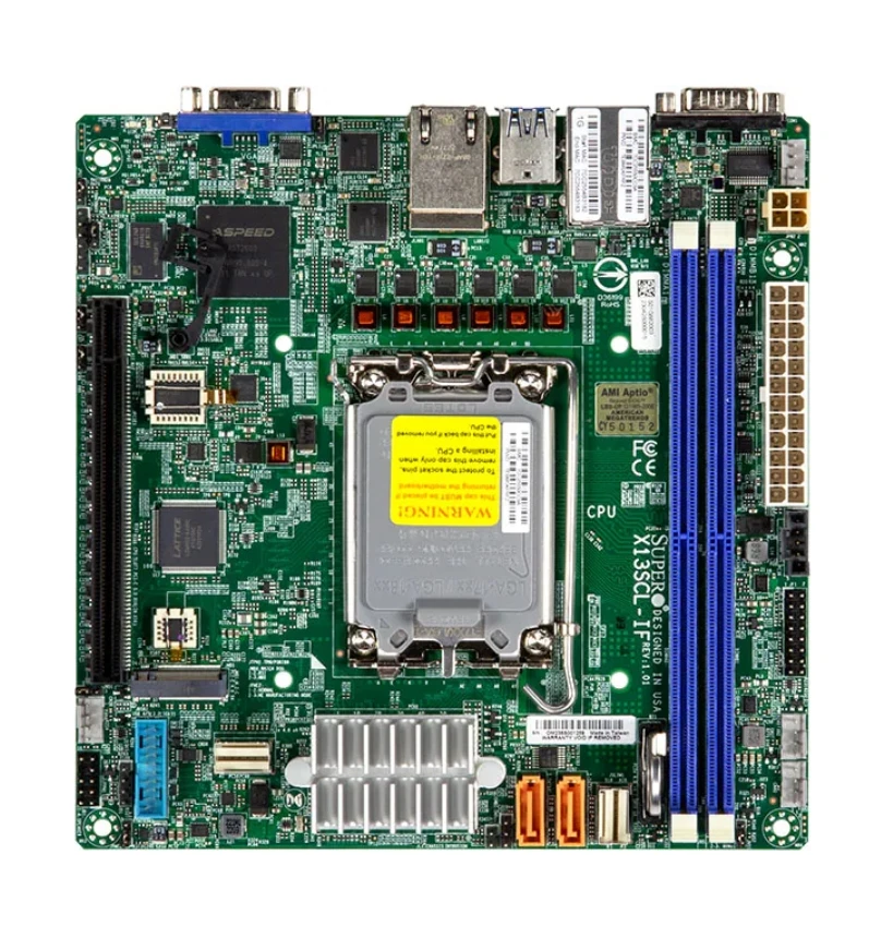 Motherboard X13scl-if,Mbd-x13scl-if C262 Lga1700 Intel Xeon E-2400 Sata ...