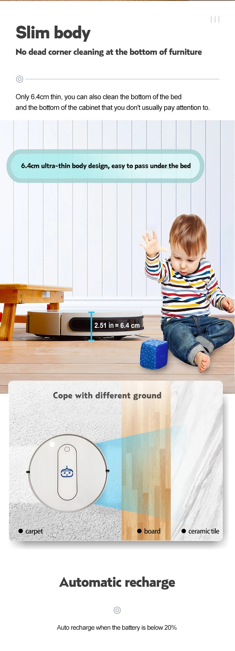 Buy Wholesale China New Automatic Uv Sweeper Robot Cleaner Smart Mini ...