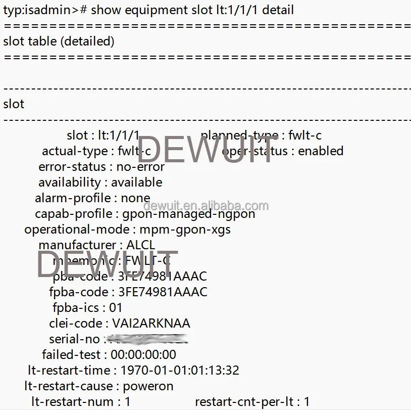 NOKIA FWLT-C 3FE74981AA - 16 Port XGSPON OLT with Support