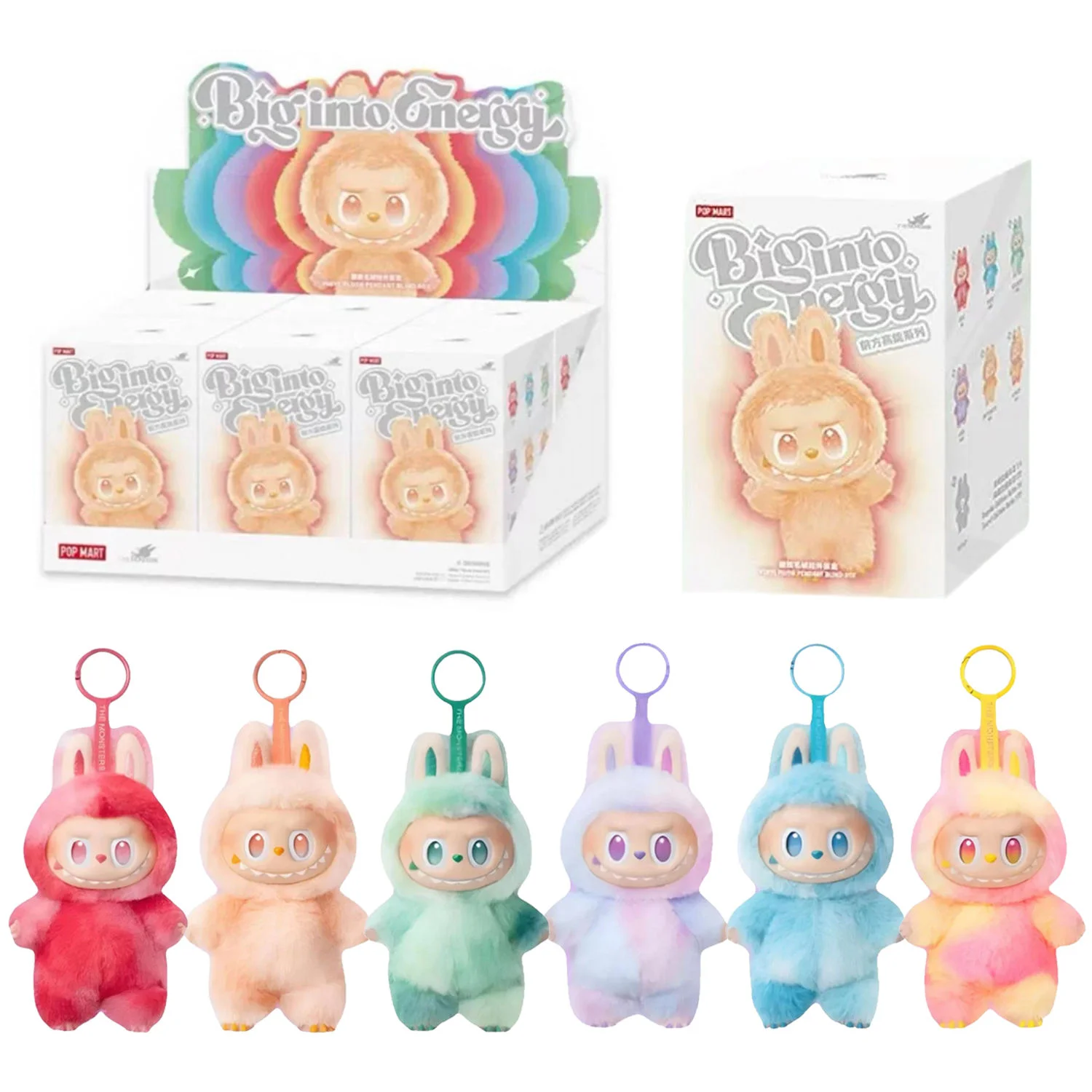 Labubu V3 the Monsters Big Into Energy Series Vinyl Face Blind Box Cute ...