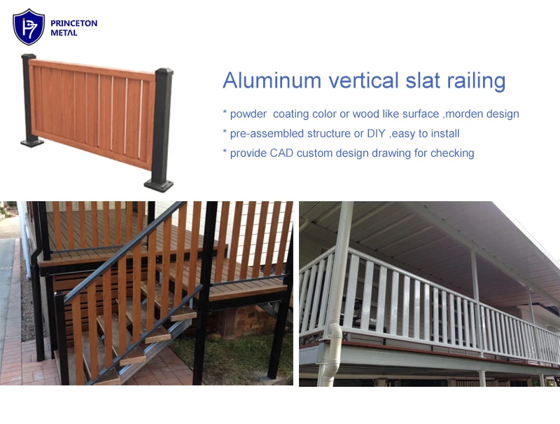 Princeton Aluminium Semi-Frameless Glass Balustrade