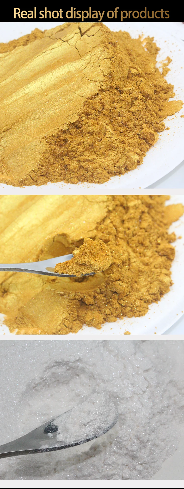 Wholesale 600-800 Mesh Mica Powder for Gold Pigment Coating