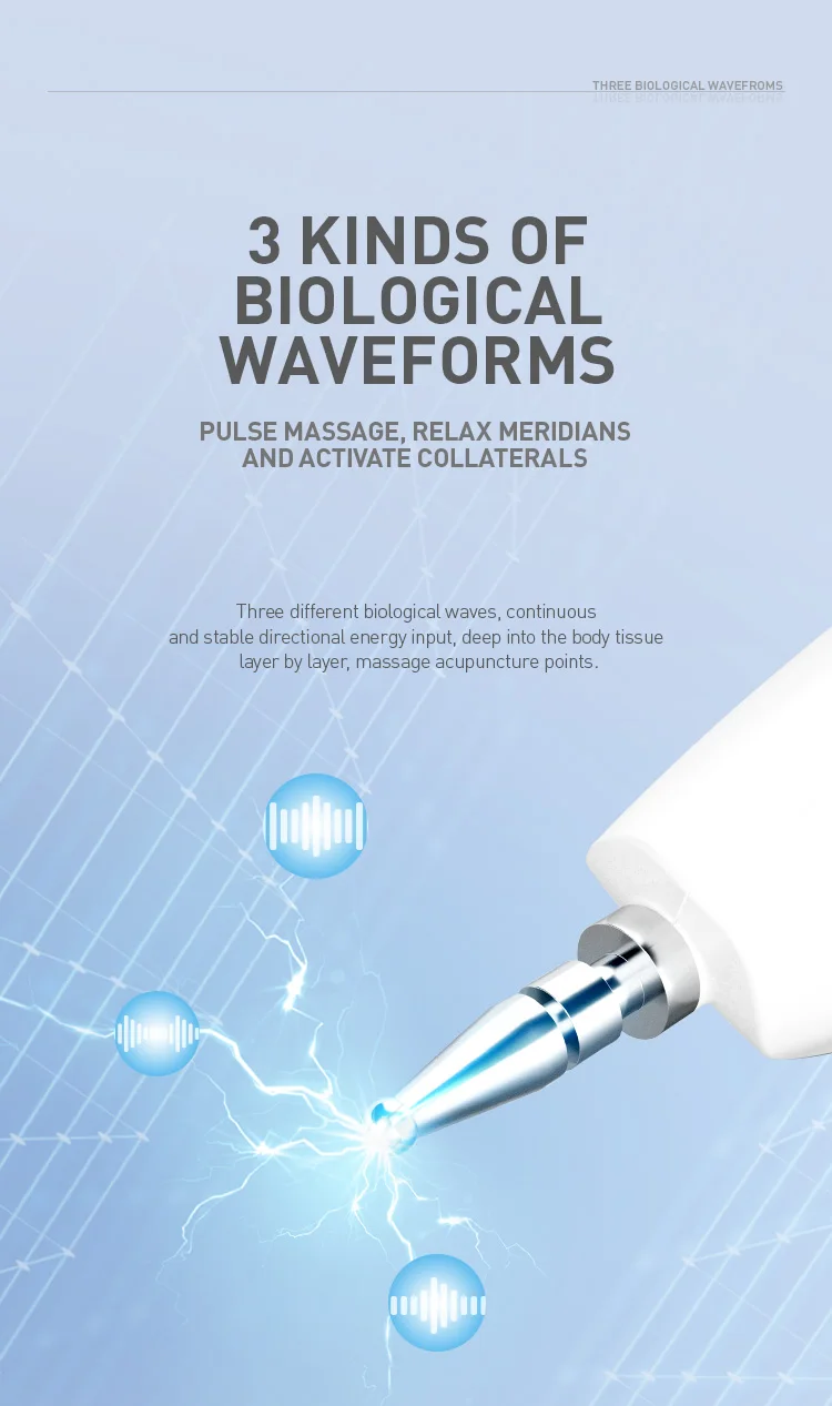 Hot Electro Acupuncture Point Stimulator - Piezo Pen Massage