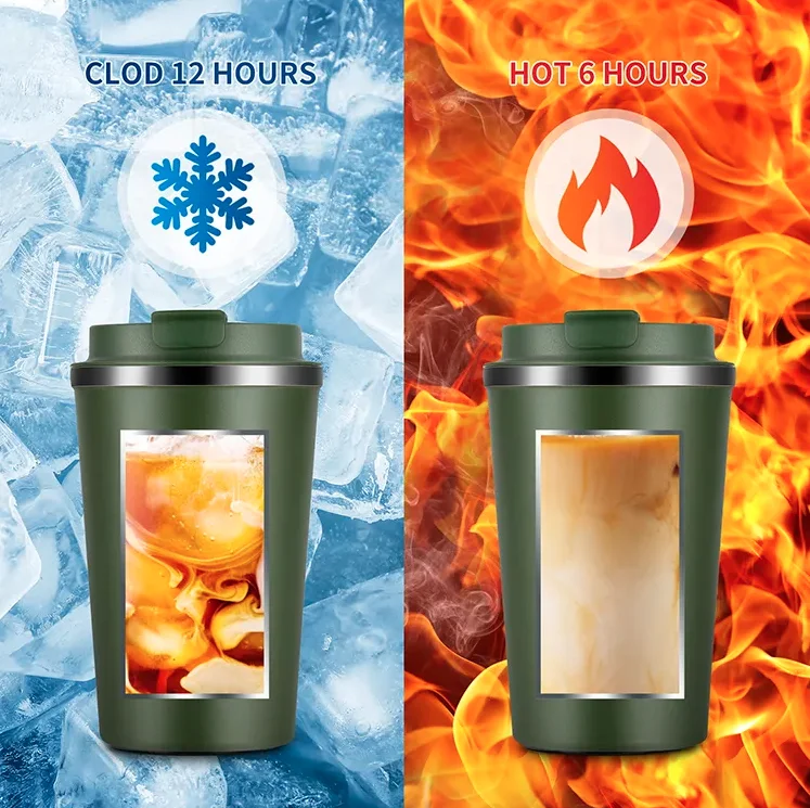 Fashion 380ml 510ml Eco-friendly Vacuum Insulated Reusable Tumbler ...
