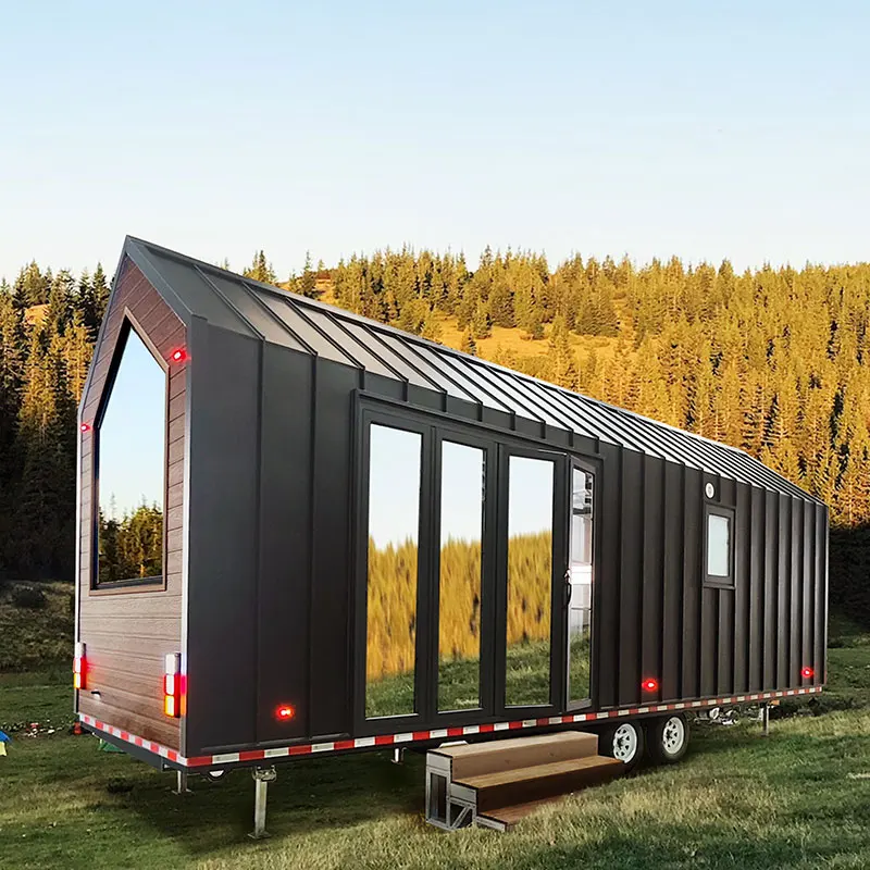 Tiny House Prefabricated Modular House Garden Building on Wheels ...