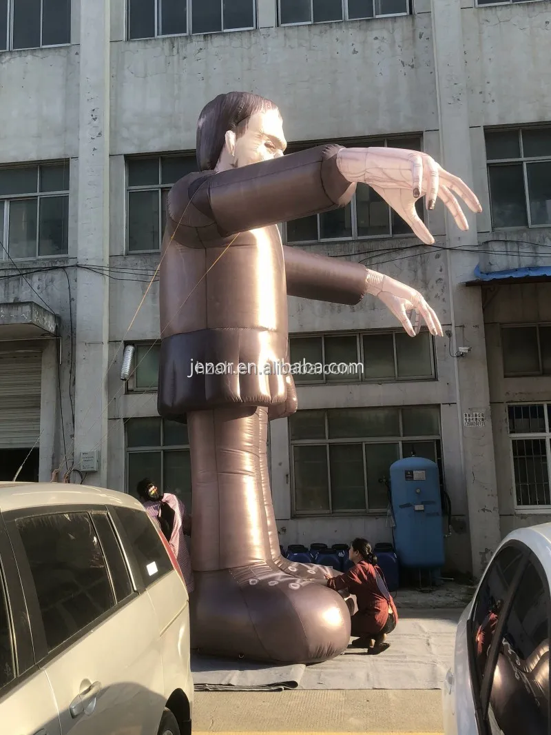 Customized Inflatable Zombie Inflatable Character Model For Halloween ...