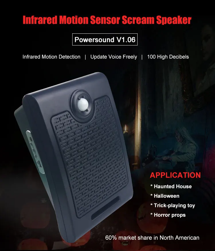 Infrared Activated Sound Player - PIR Motion Sensor Voice Player for ...