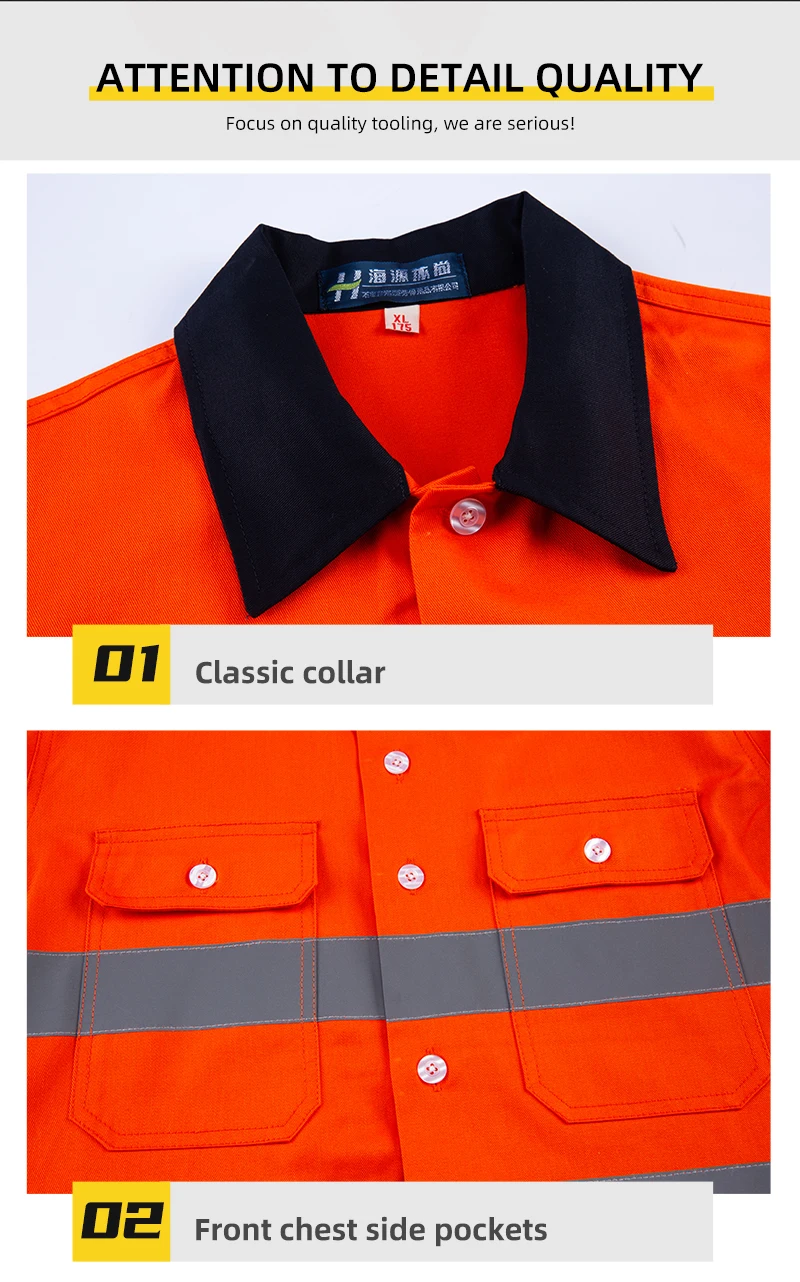 Construction High Hi Vis Workwear Work Clothes Wear Jacket Uniform ...