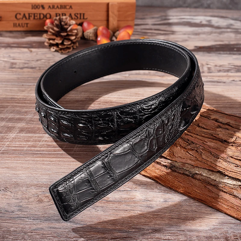 Formal Men's High-end Crocodile Leather Belt - Buy Crocodile Skin,Pure ...