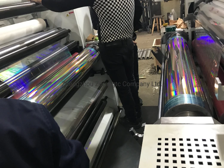 Metallized Pet Film Holographic Hard Embossing Machine Printer Hologram ...