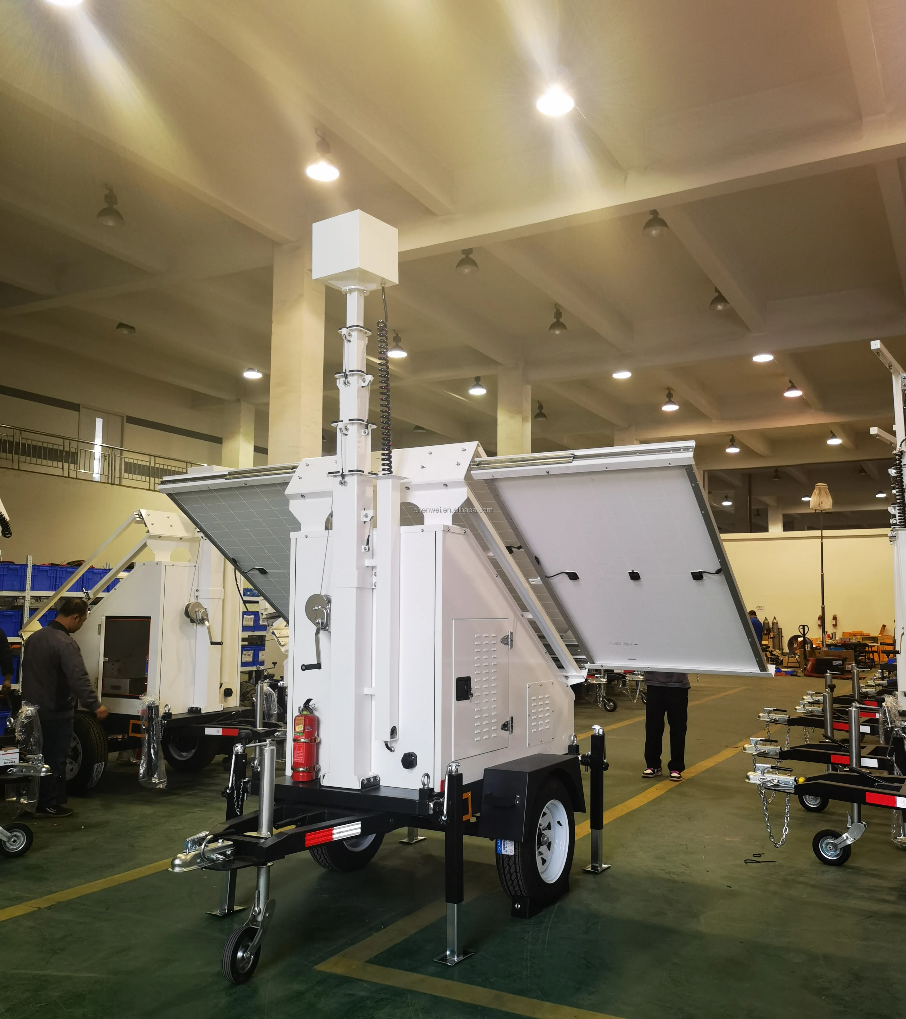 Simple Design Mobile Solar Trailer For Install Cctv Cameras Usa Market ...