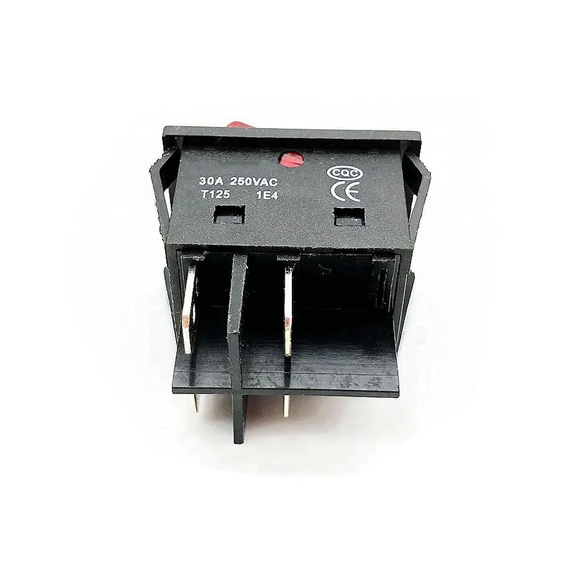 Rocker Switch LED on off 30A/250V Heavy Duty 4 Pin DPST IP67