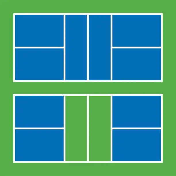 Pvc Acrylic Coating Pickleball Court Floor Mat 6.56*32.81ft With Roll ...