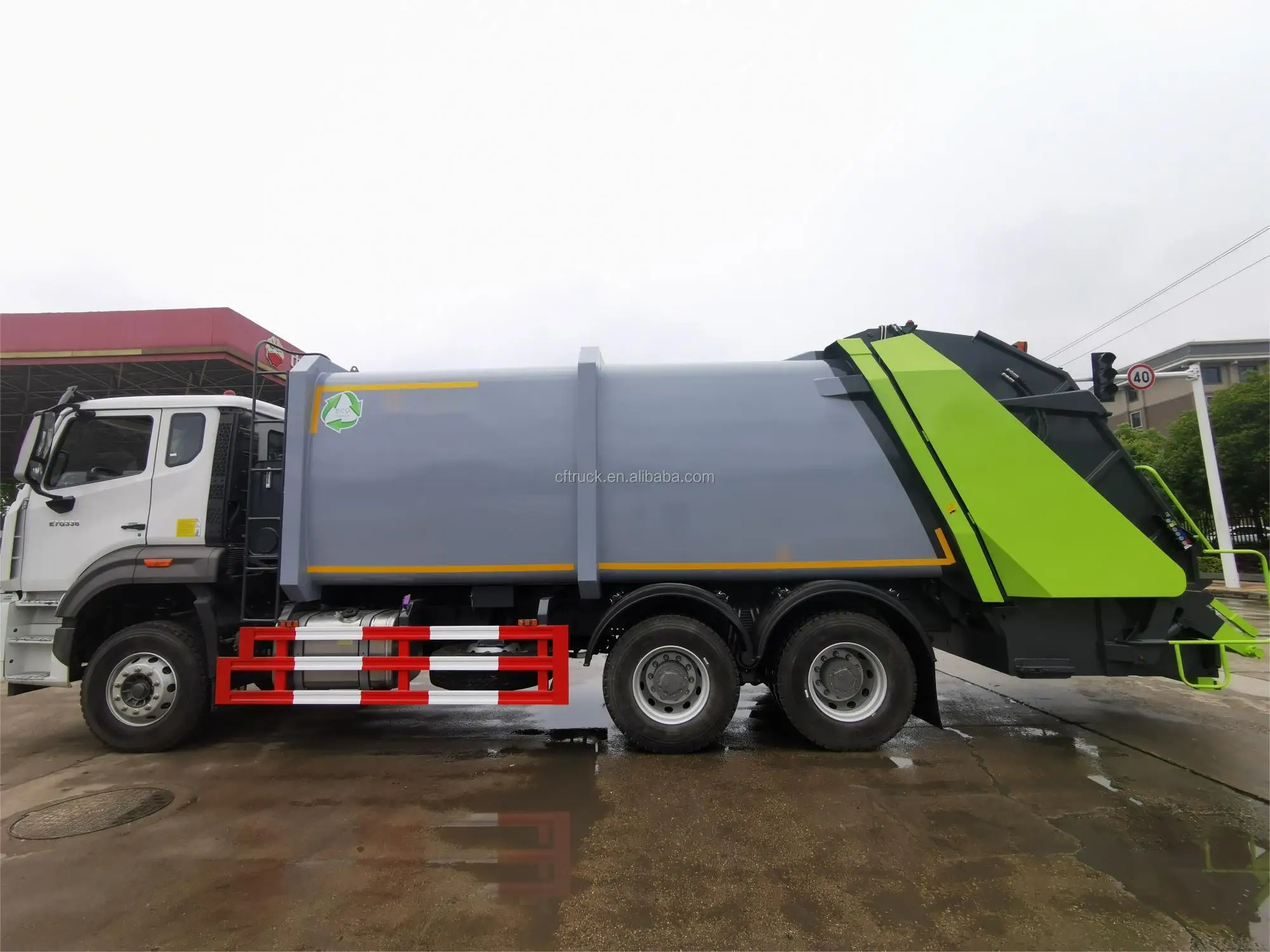 HOWO 20m3 Garbage Transporting Truck Compress Garbage Truck Howo 6*4 ...