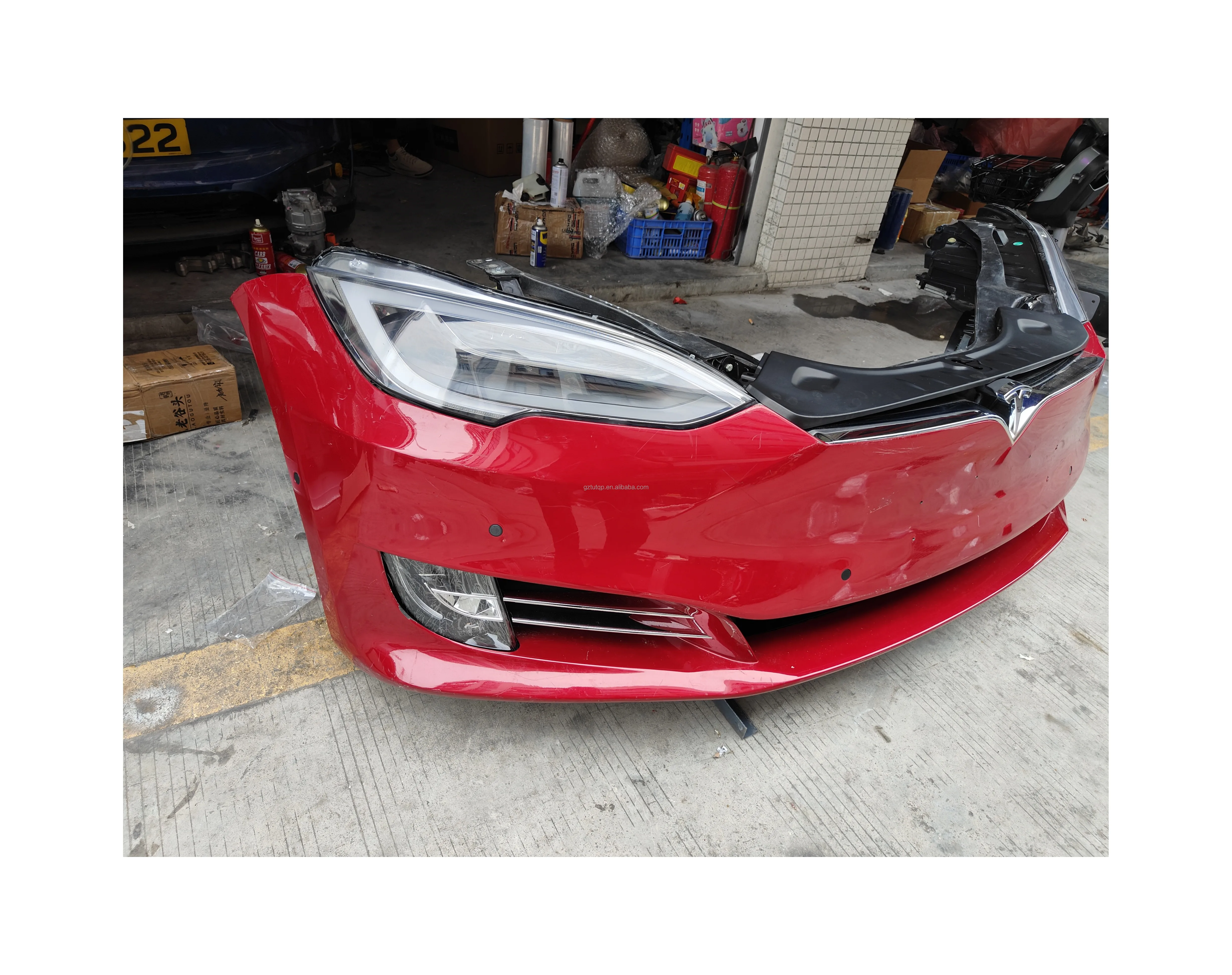 Suitable For Tesla Model S Front Bumper Assembly Body Kit Front Face ...