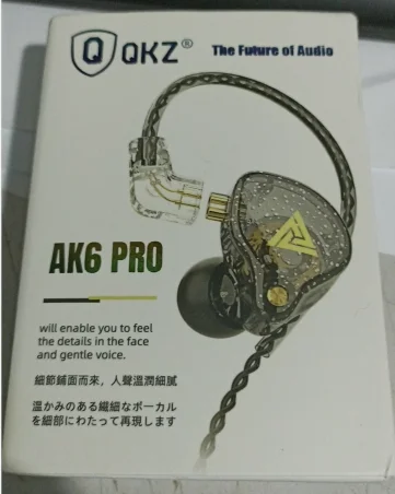 Original Qkz Ak6 Pro 3.5mm Bass Gaming In-ear Wired Earphones Headphones Audifonos For Android ...