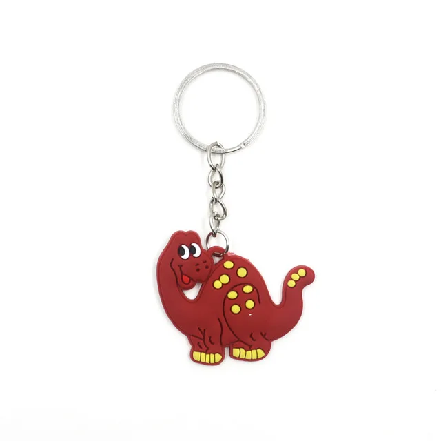 Wholesale Cute Animal Dinosaur Keychain Silicone Pvc Cartoon Keychains ...