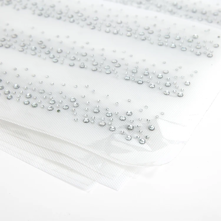 100 Meter *40cm Rhinestones Hot Fix Paper Tape Adhesive Film Iron On ...