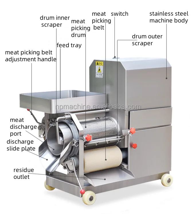 Fish Flesh Bone Separator Fish Deboner Tool Electric Fish Bone Remover ...