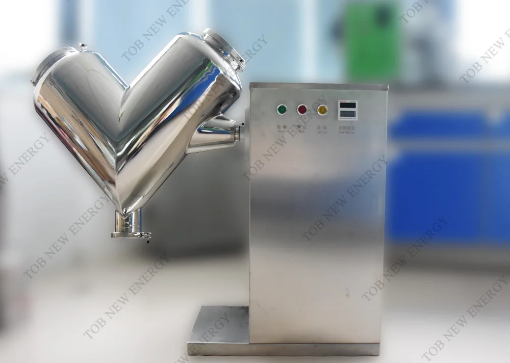 TOB Solid State Battery 30L V Type Chemical Powder Lab Mixing Machine