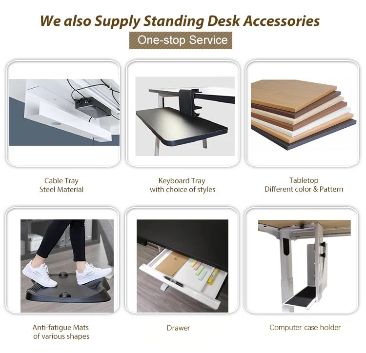 Sit Stand Standing Desktop Lift Table Adjustable Height Lifting Column ...