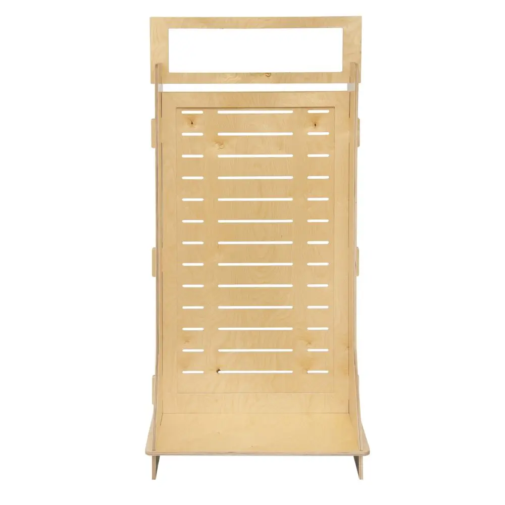 Retail Wooden Display Stand Wood Portable Ready To Assemble Fixture ...
