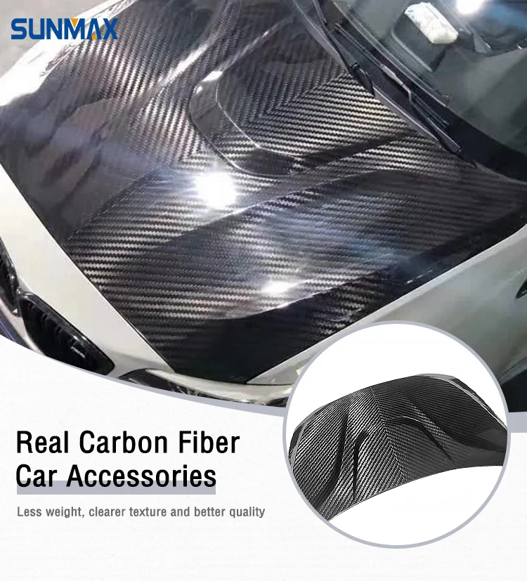 Sunmax Dry Carbon Fiber Engine Hood Car Hood Bonnet for BMW M2 F87 2016 ...