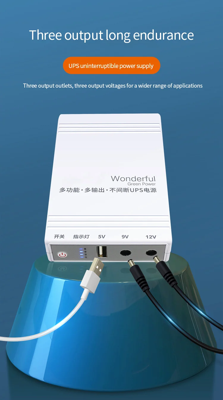 Mini Ups 12v Battery Backup Portable Wifi Router Cctv Power Monitoring ...