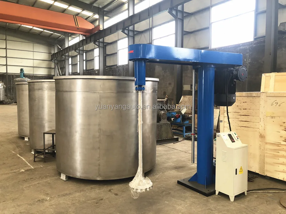 2000L Water-Based Paint Mixing Machine - High Speed Emulsion Dispersion ...