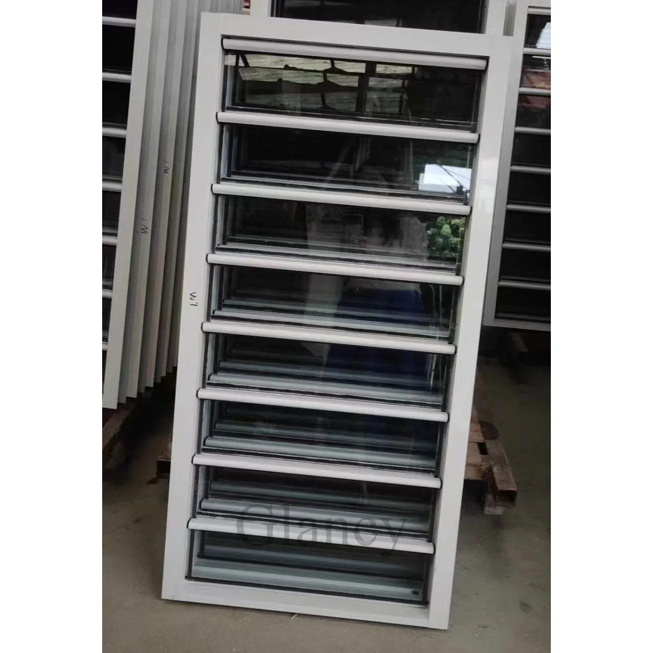 Aluminum Energy Efficient Design Sliding Window Louver