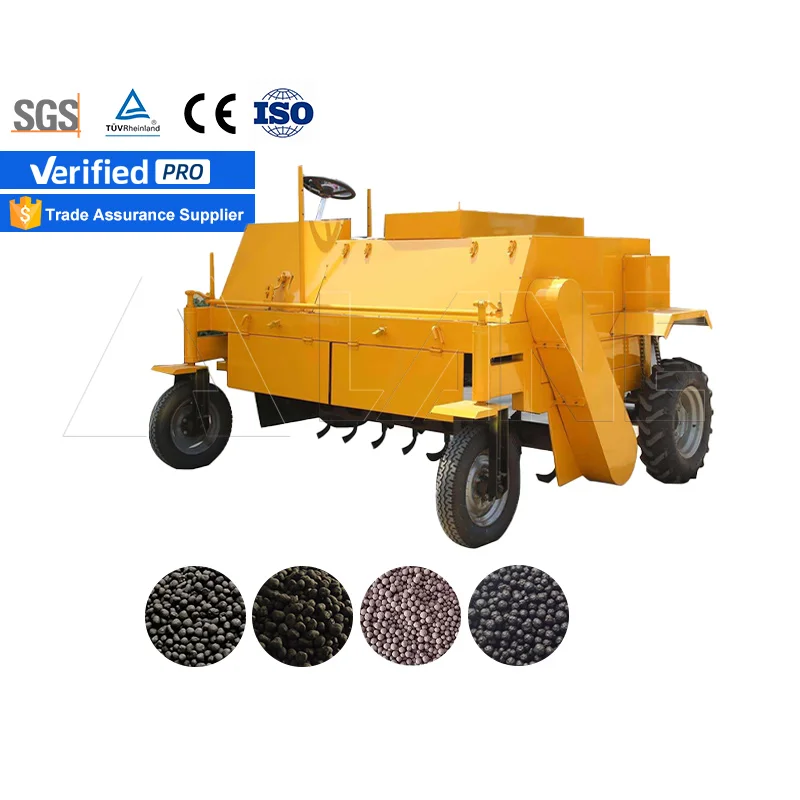 LANE Compost Turner Tractor Compost Making Machines Organic Fertilizer ...