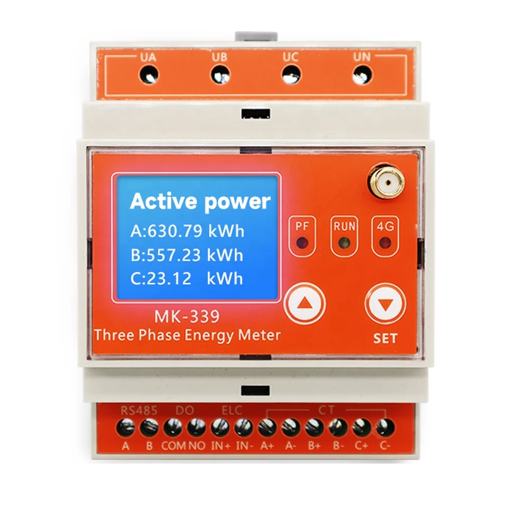 IOT Energy Meter 3phase 4G RS485 500A - Precise Energy Measurement