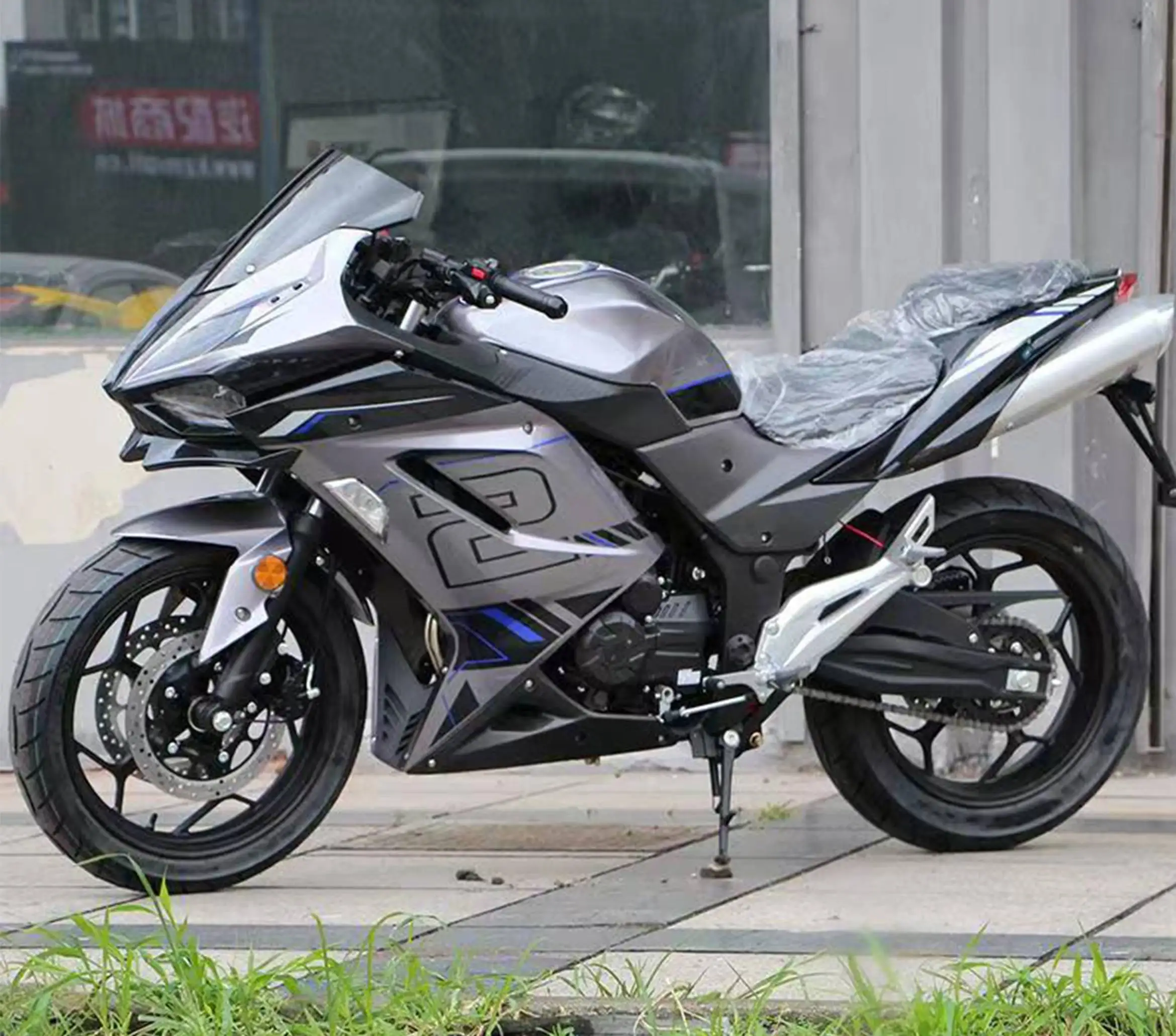 400cc High Power Water Cooling Double Cylinder Gasoline Racing Motorcycle