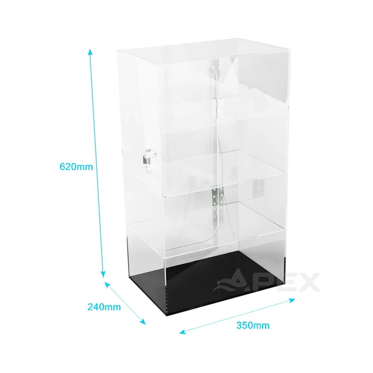 Apex Custom Acrylic Display Cabinet Transparent Counter Top Display ...