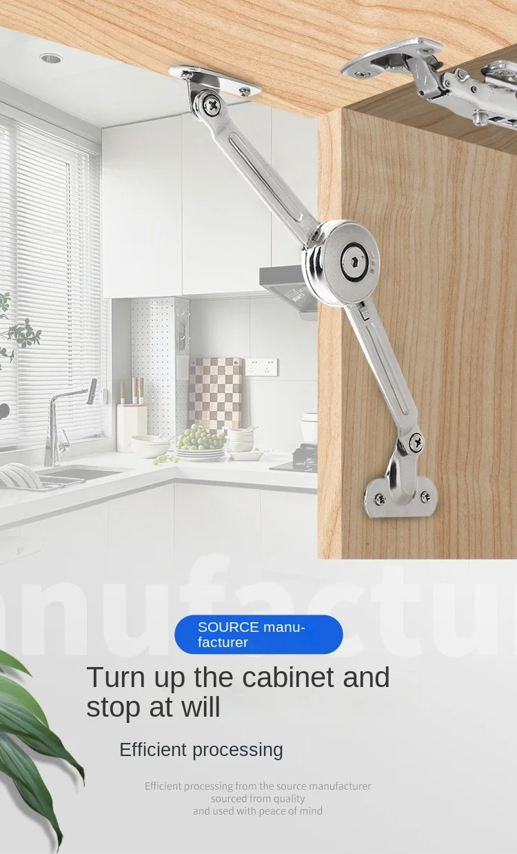 Modern Hydraulic Cabinet Lift System With Soft Close Folding Lid Stay ...