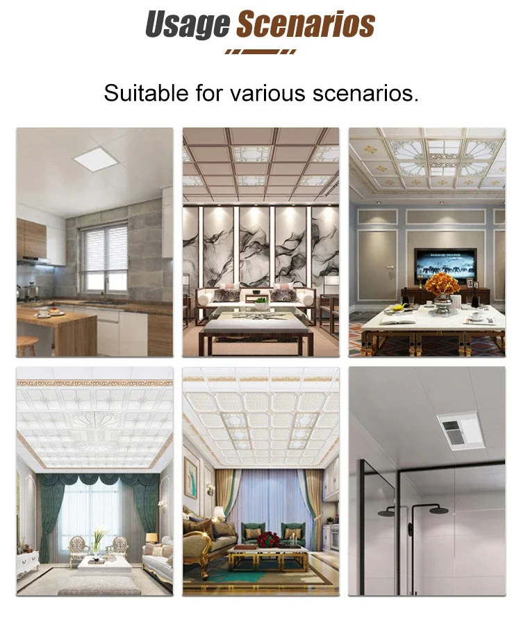 Decorative Suspended Square Ceiling Panel Pvc Ceiling Panel From China ...