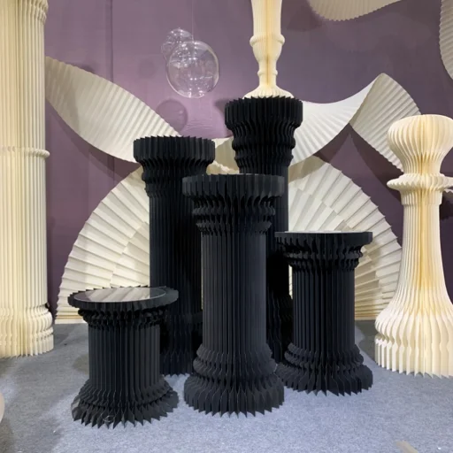 Bouquet Dessert Origami Column - Elegant Party Decor